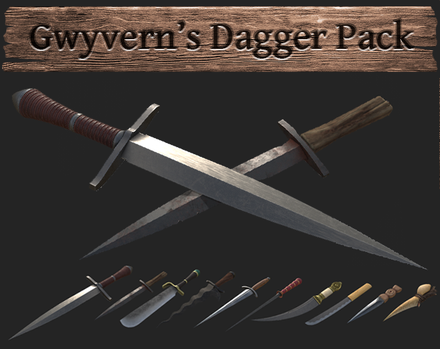 Gwyvern's Dagger Pack by Gwyvern