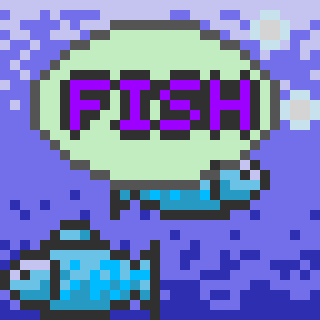2D 16x16 Fish Swimming Sprite Sheet Animation by Amaze_Bob