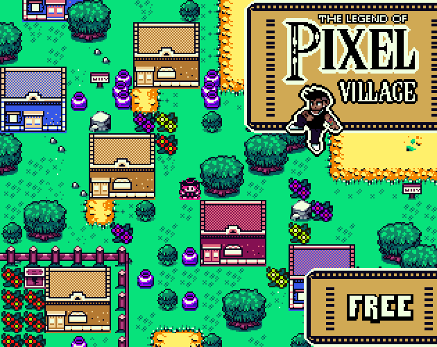 Grass Village asset pack (The legend of Pixel) by Atari Boy