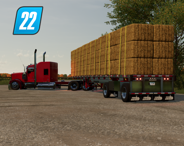 FS22 Benson Flatbed by Status Low Modding