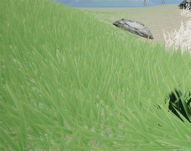 Interactive Grass and Rain Effect by csmao