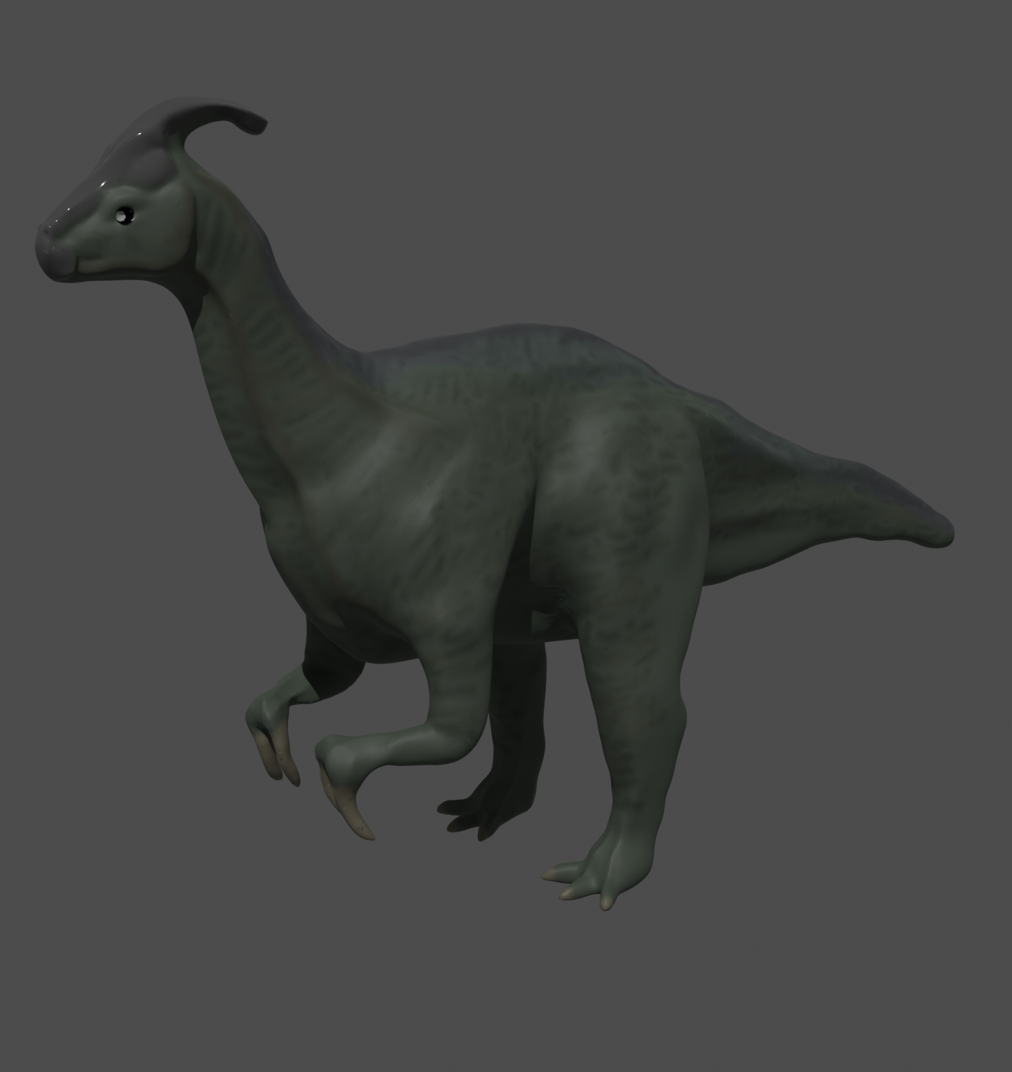 Parasaur Full Body Dinosaur Model by Crazy Buttons
