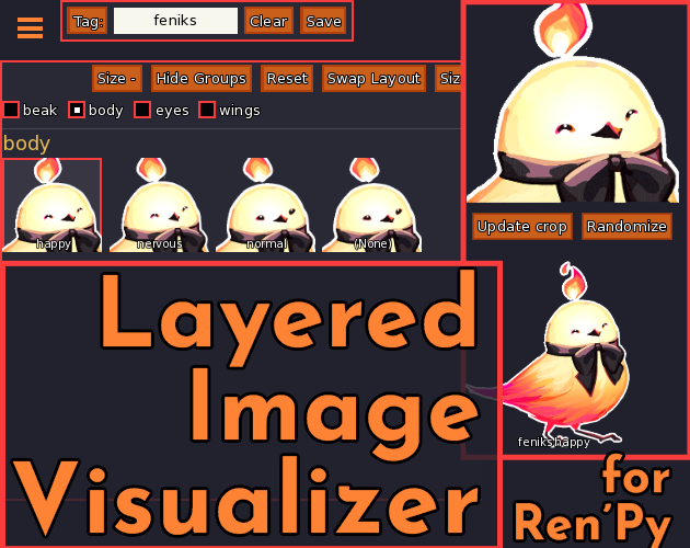 Layered Image Visualizer for Ren'Py [Addon] by Feniks