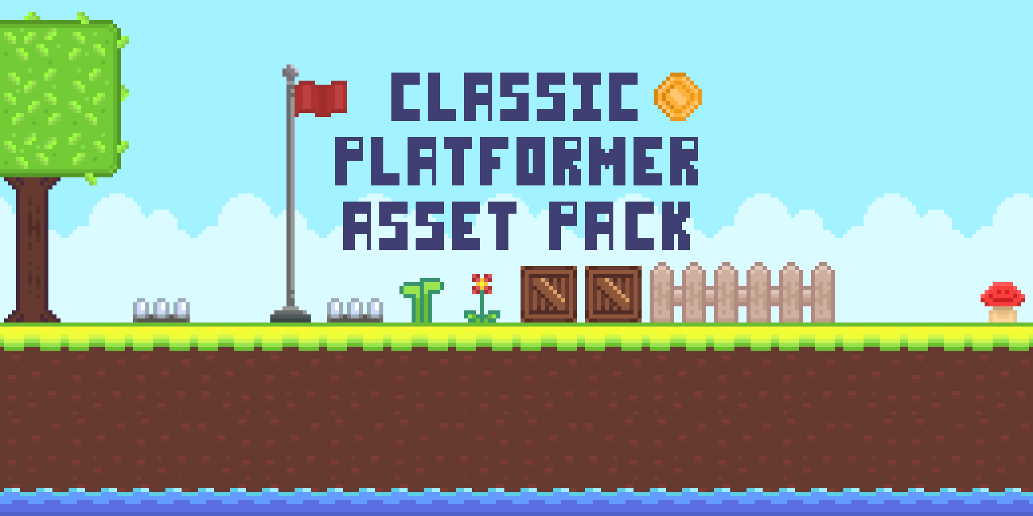 Classic Platformer Asset Pack by leex.8970