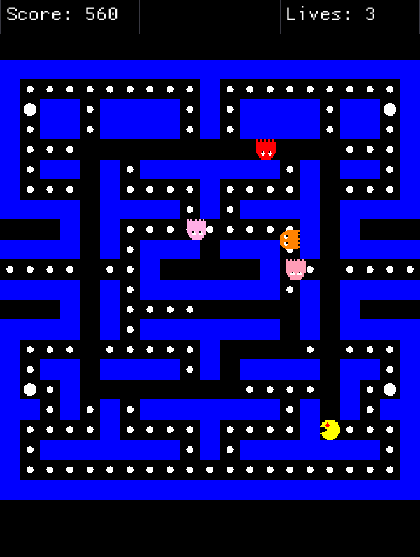 Simplified Pacman by BorisVassilev