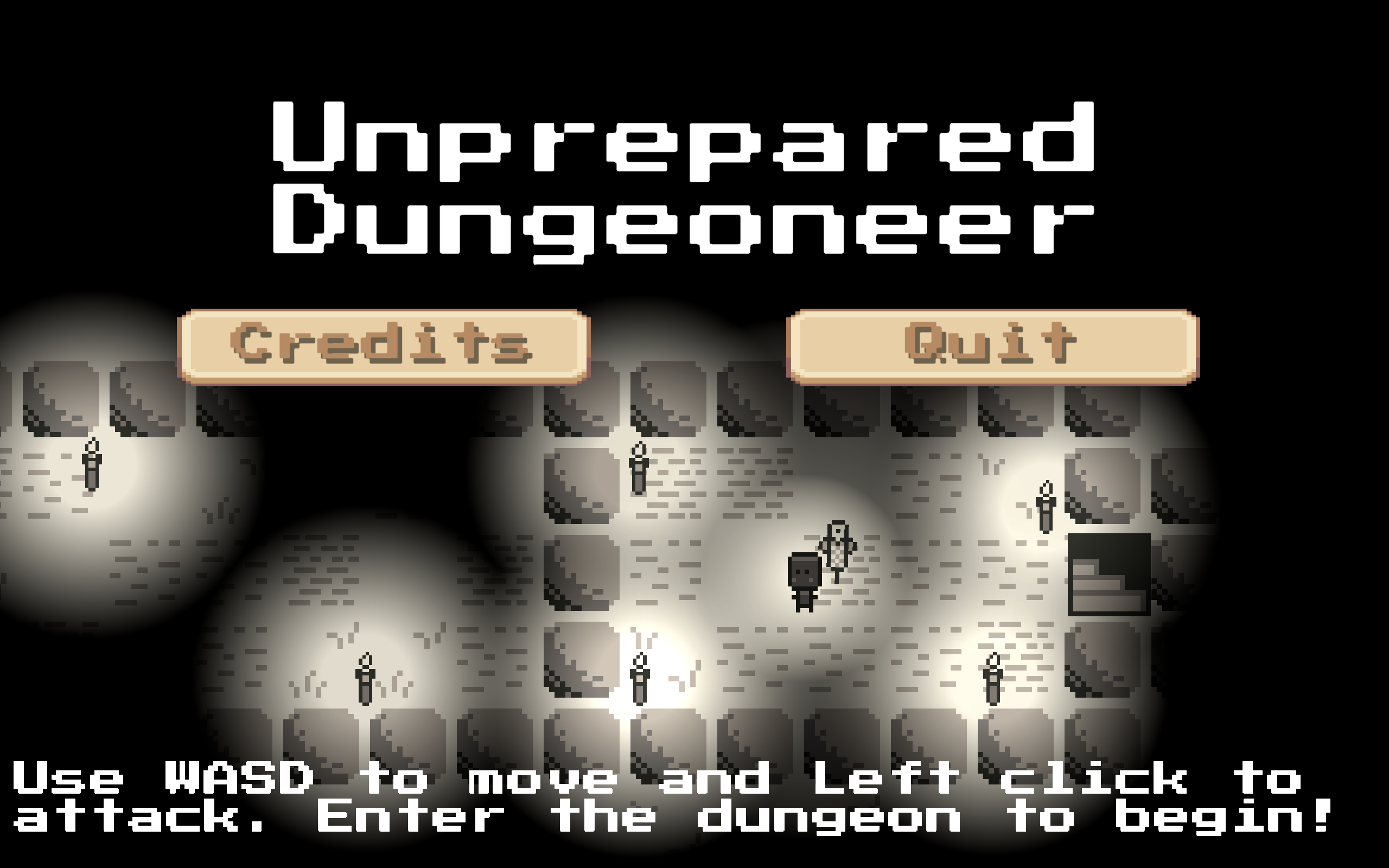 Unprepared Dungeoneer by yourboyjboy, TheHibiscusPoet for Mini Jam 140: Dungeons² - itch.io