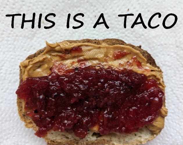 This is a Taco by Raccoon Raconteur