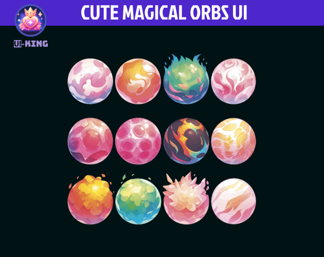CUTE VECTOR ORBS UI by UI-KING