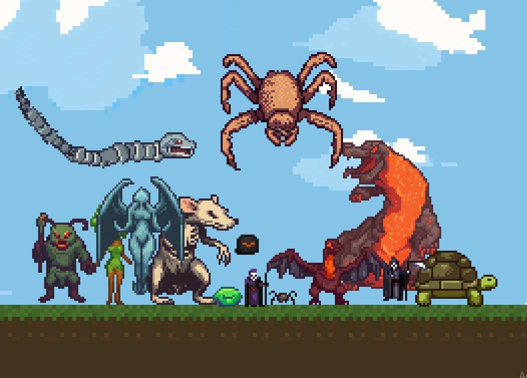 Pixel Monsters Megapack by Blacis