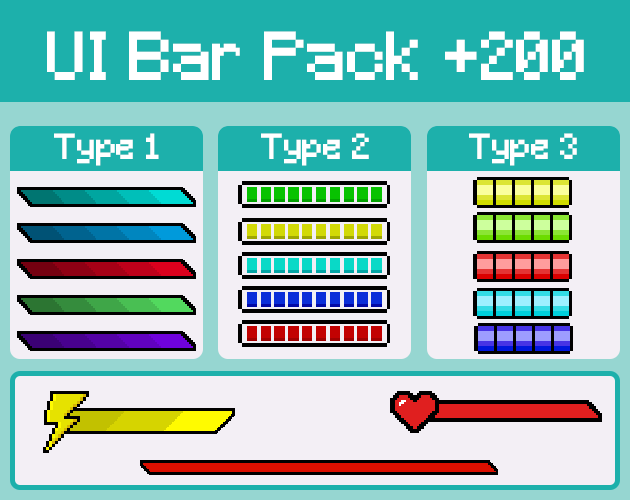 UI Bar Pack by Hayyans