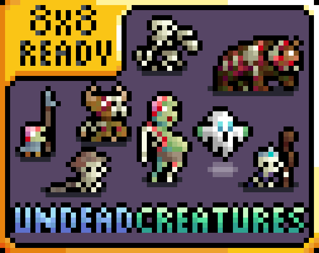 Minifantasy - Undead Creatures by Krishna Palacio