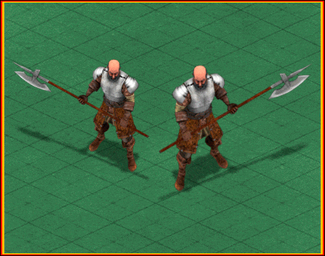 FREE Isometric Halberd Warrior by Engvee