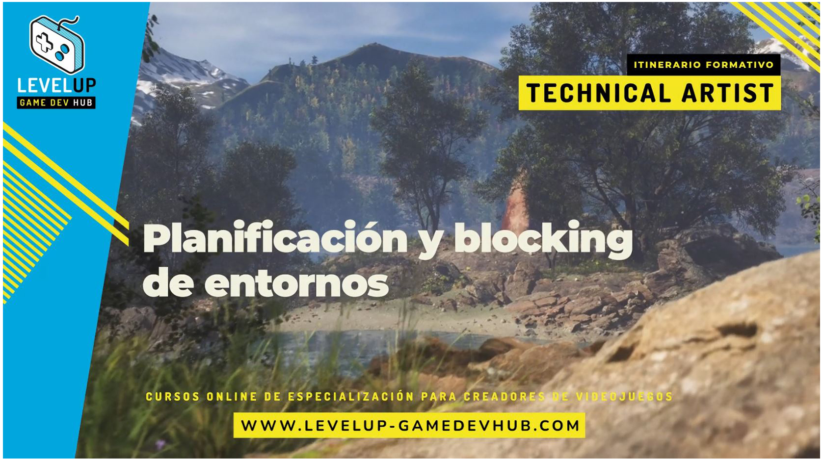 Planificación y blocking de entornos 3d con UE5 by Level Up (Game Dev Hub)