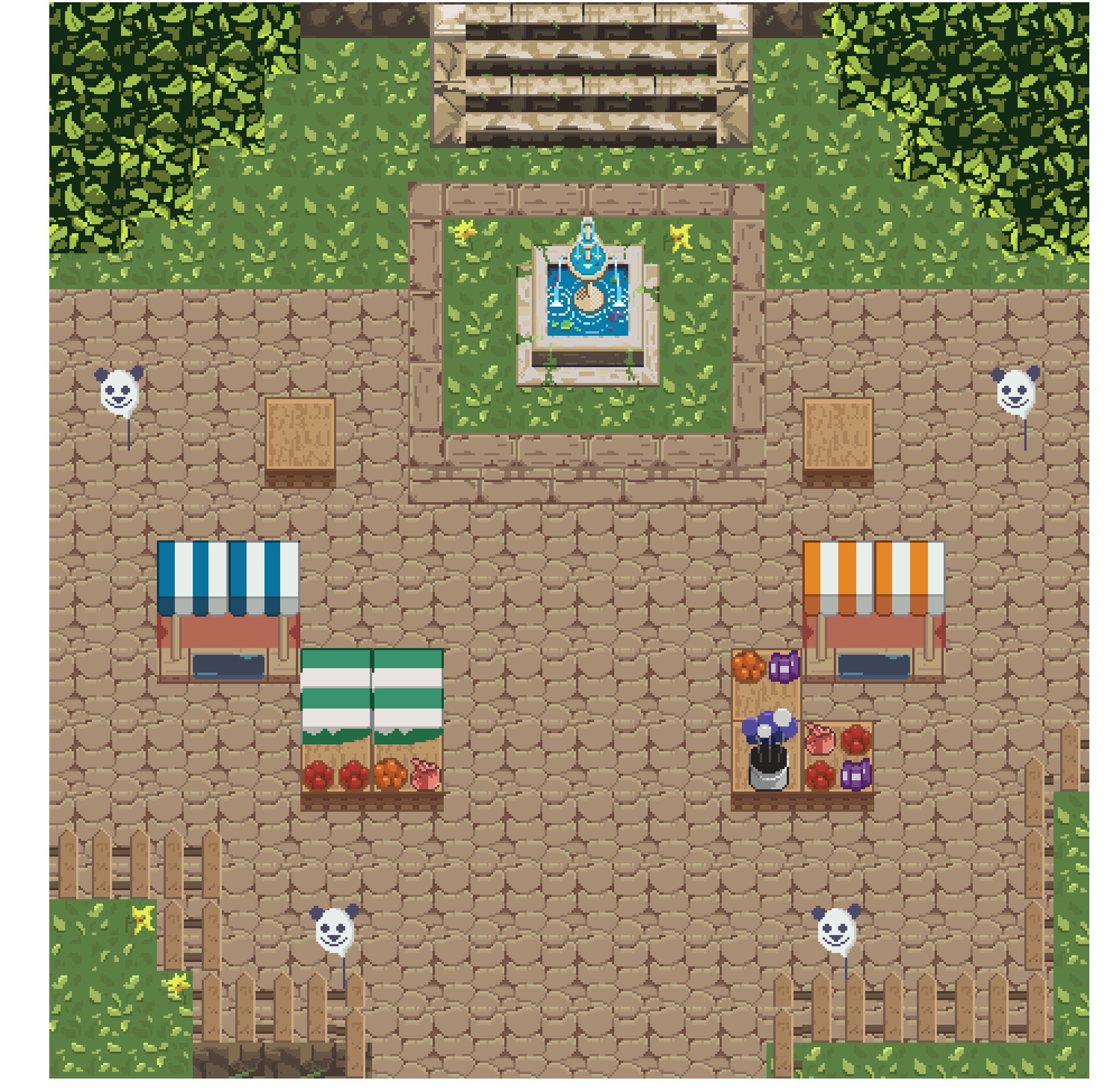 Chrono Trigger inspired Fair Tileset by cerotonine