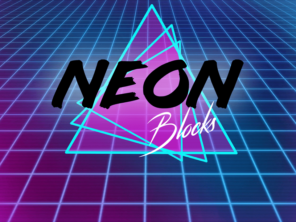 Neon Blocks by Sara Martins