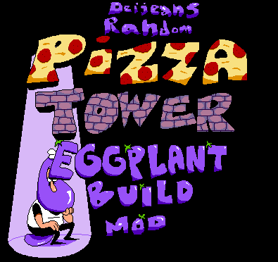 Monika's Random Pizza Tower Eggplant Build Mod by Oofy