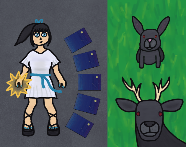 Corrupted Creatures by v3ck for Magical Girl Game Jam #8 - itch.io