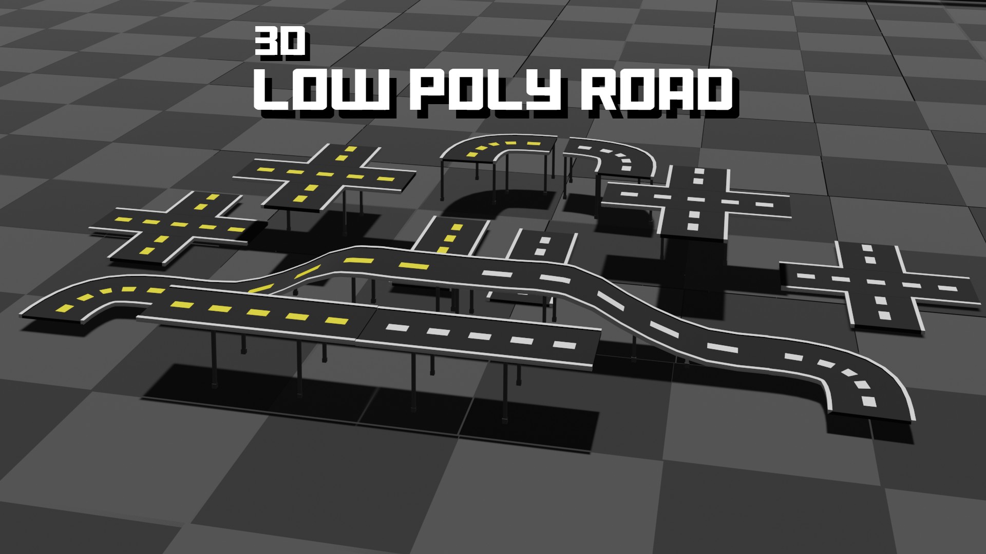 Low Poly 3D Road by FNkqrsho
