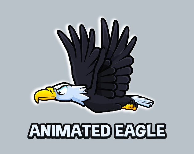 Animated eagle by Robert Brooks - gamedeveloperstudio.com