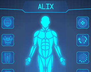 Galactic HUD - Futuristic Space Character Screen UI by ilkaytobello
