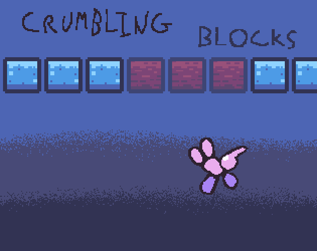 Crumbling Blocks by Jemaj for IGDB Beginner's Jam Sept. 2023 - itch.io