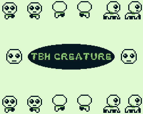 TBH Creature sprites for GB Studio by Signor Socket