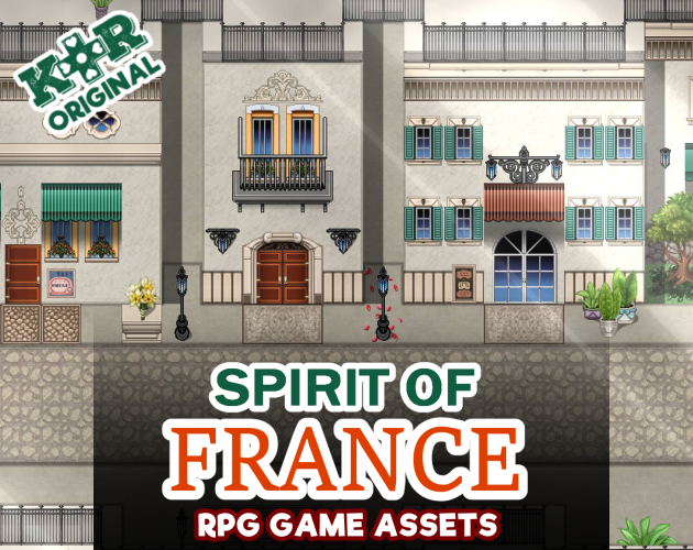 KR Spirit of France Tileset for RPGs by Kokoro Reflections