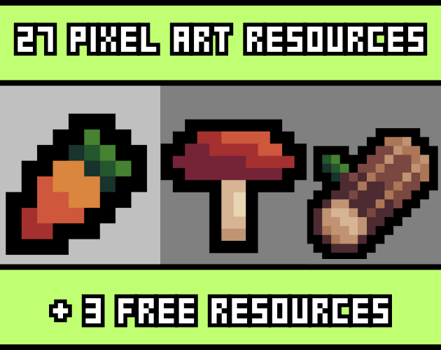 Pixel Art Resources 16x16 Asset Pack by DoughnutDev
