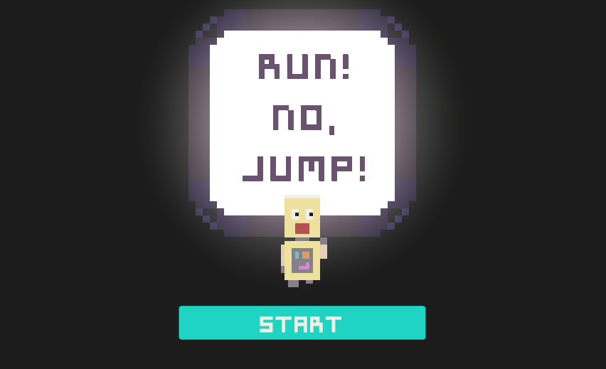 RUN! NO, JUMP! by soma-animus, abhurricane