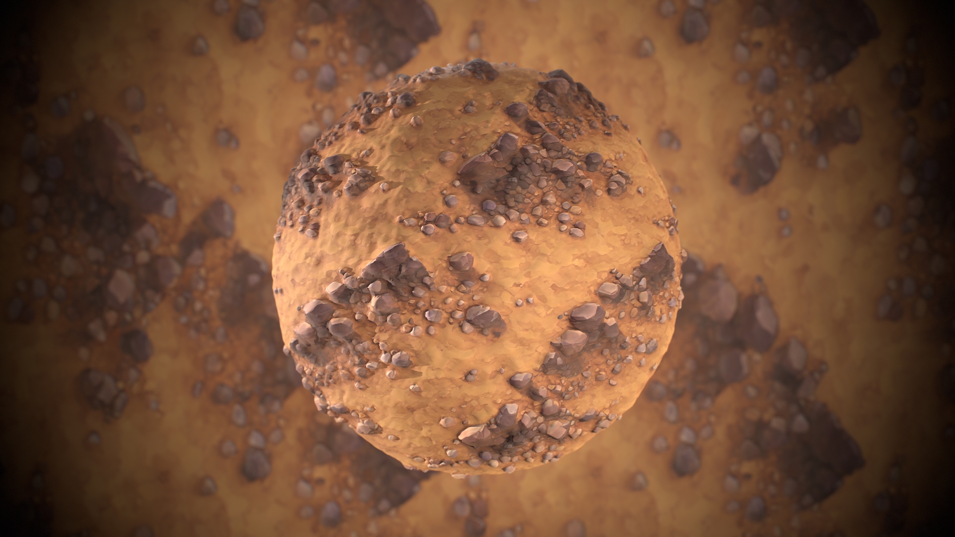 Stylized Desert Ground Textures by Lidya Art Studio