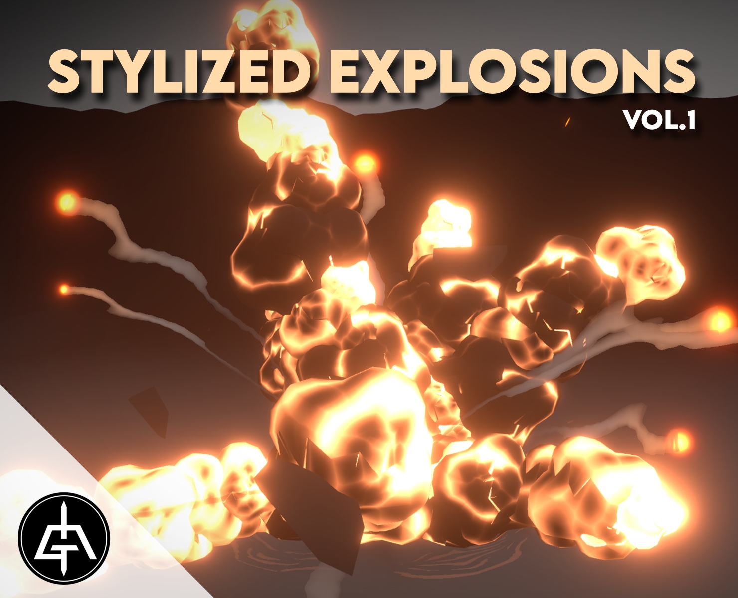 Unique Stylized Explosions Vol.1 by Gabriel Aguiar Prod.