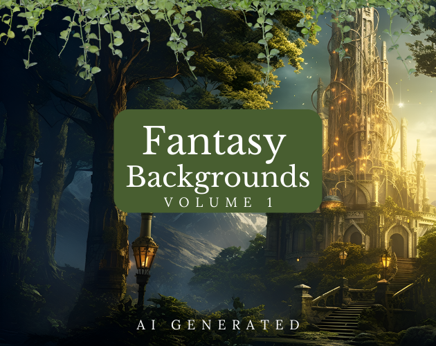 Fantasy Backgrounds - Pack 1 by AIGameAssetsAndArt