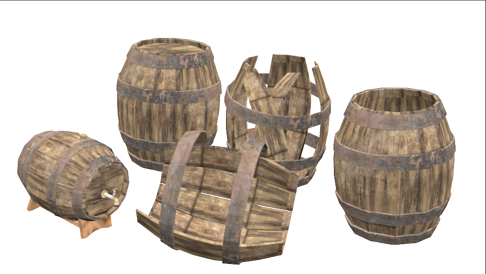 Pack_barrel_3d by Novaty Studio