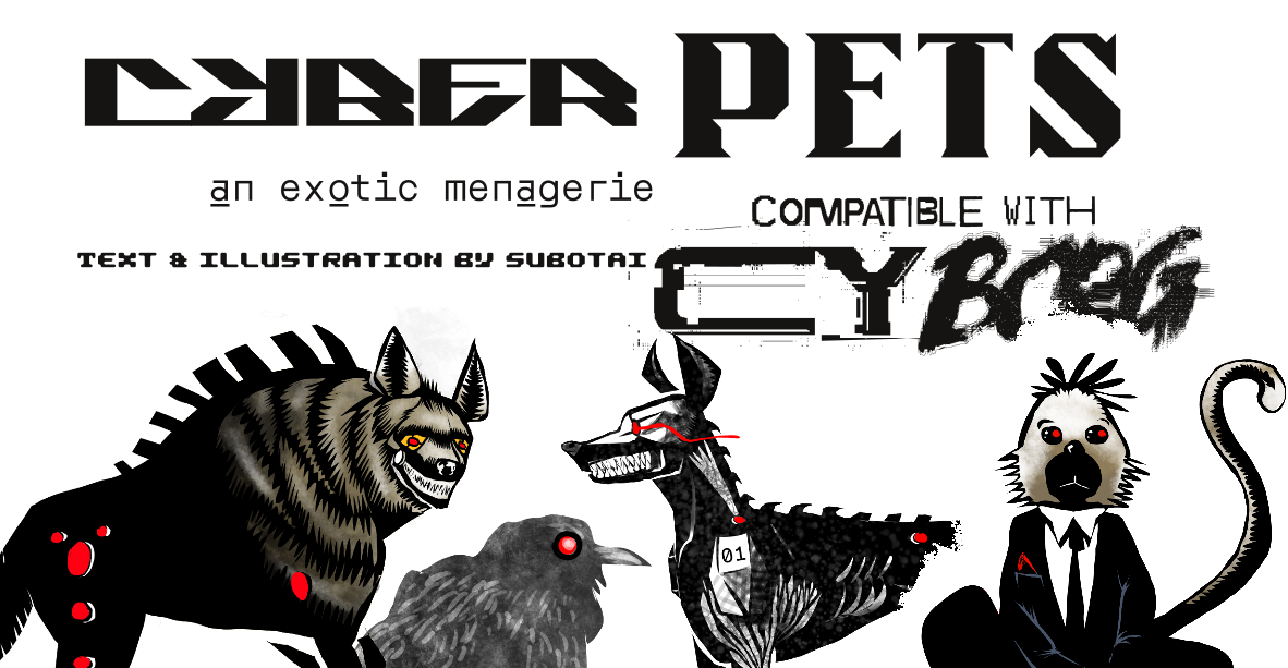 Cyber_Pets (cyber-animals for CY_BORG) by subotai