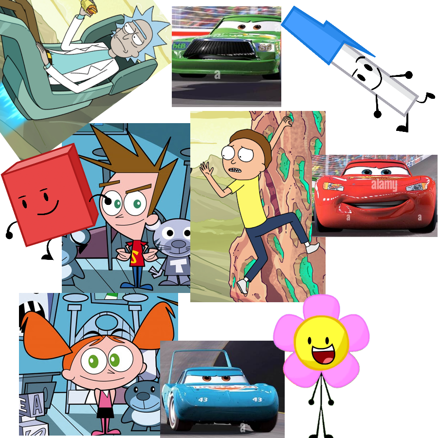 pixar cars rick and morty symo rose - itch.io