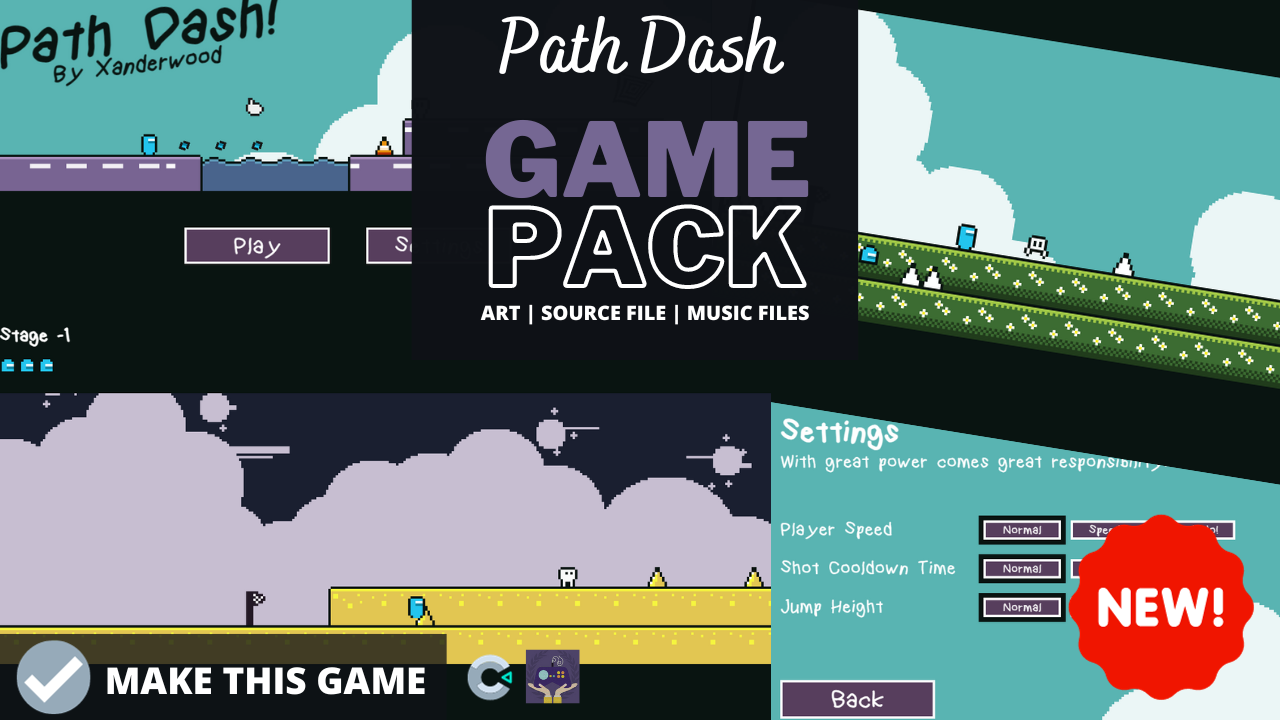 Path Dash Game Pack by Xanderwood