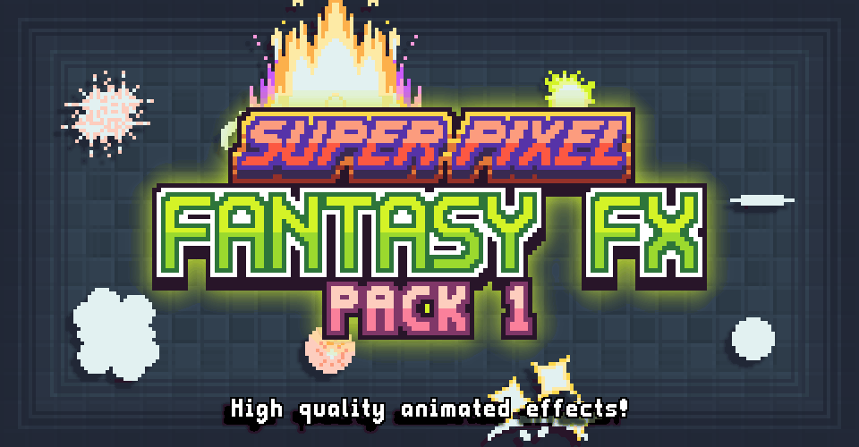 Super Pixel Fantasy FX Pack 1 by unTied Games