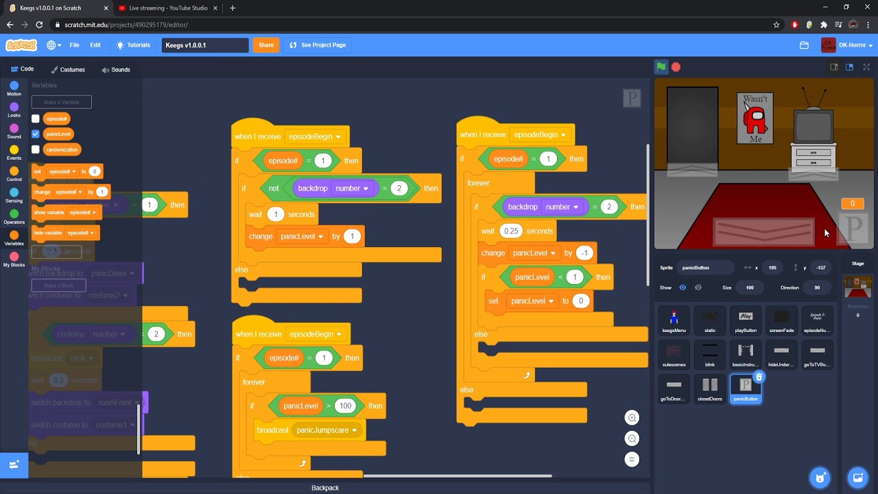 Horror Game Jam’s Scratch - itch.io