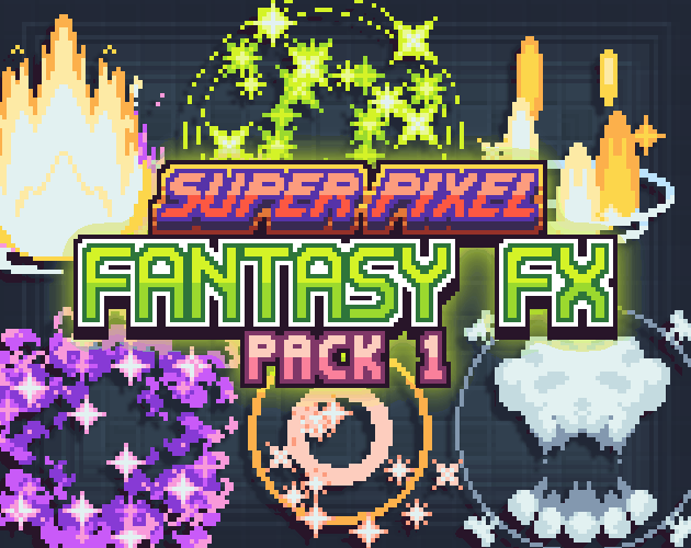 Super Pixel Fantasy FX Pack 1 by unTied Games