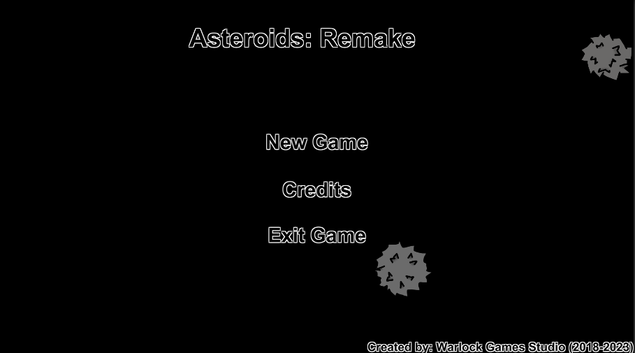 Asteroids: Remake by Warlock Games Studio