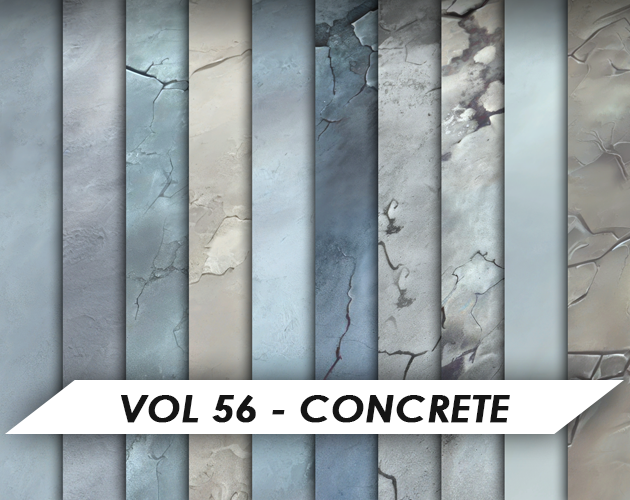 Stylized Textures – Vol 56 – Concrete by oleekconder