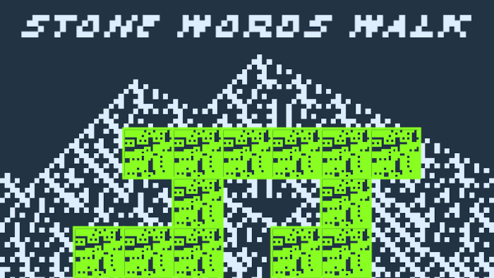 Stone Words Walk by Speak the Sky