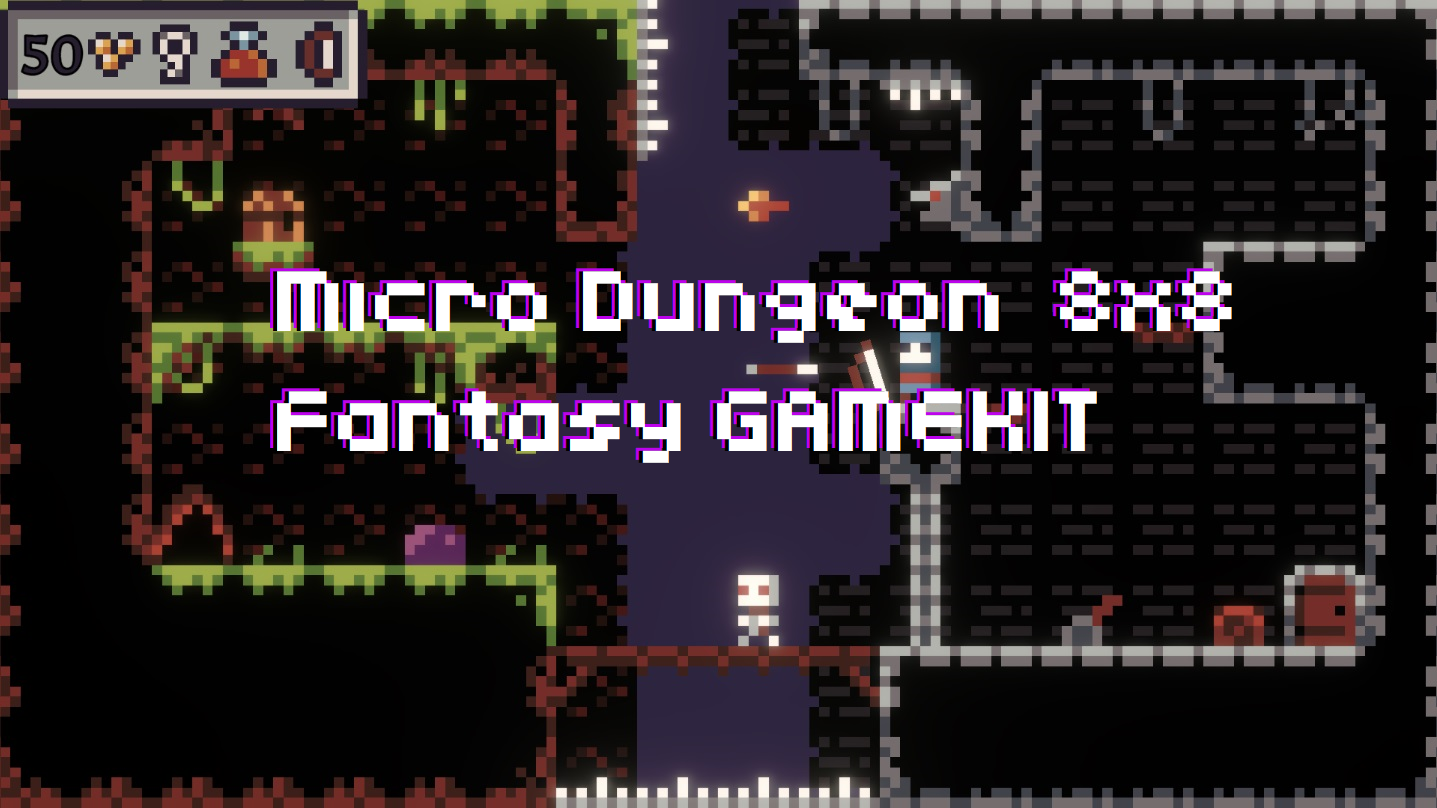 [Asset]Micro Dungeon 8x8 Fantasy GameKit by Thetra00