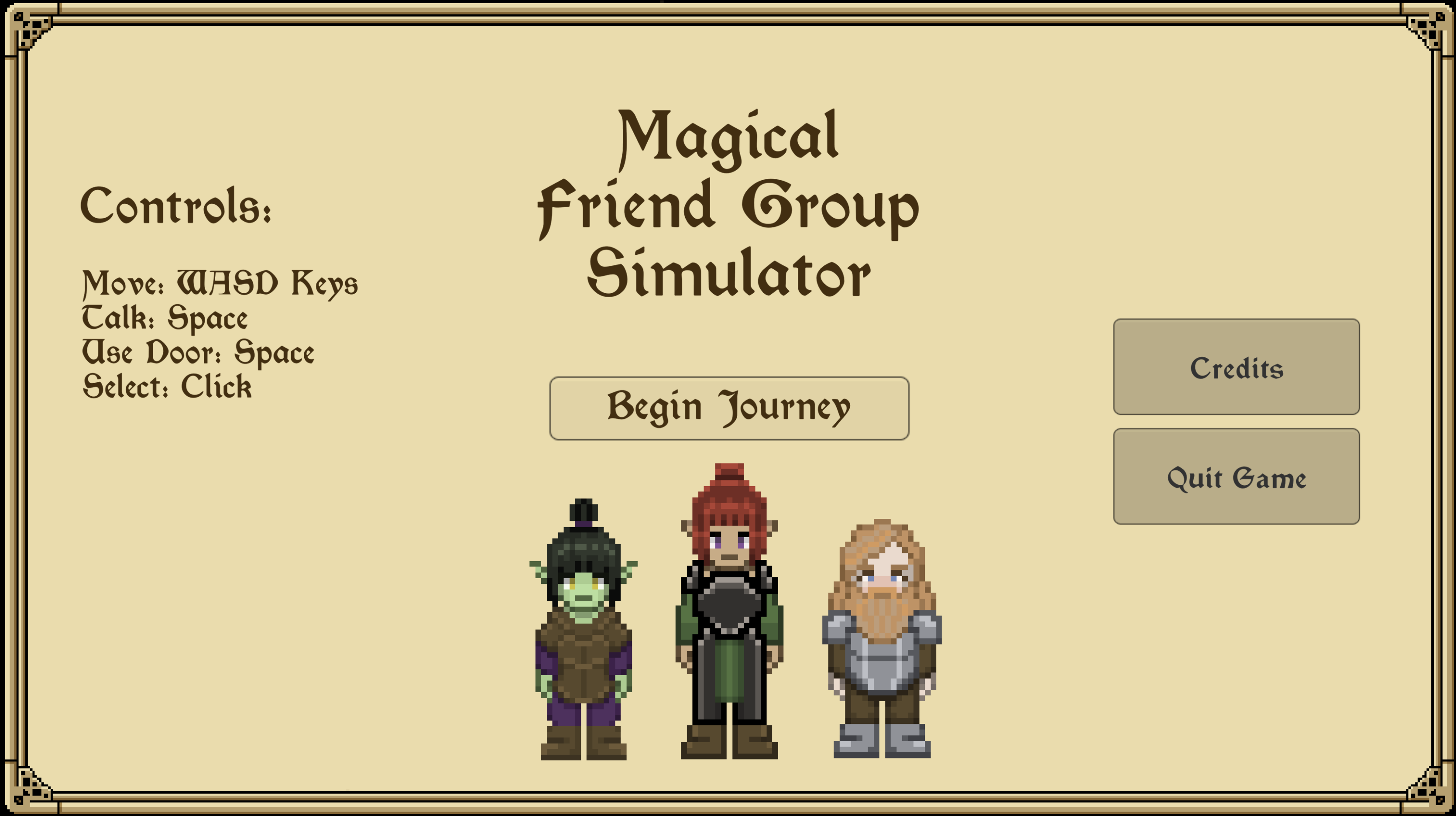 Magical Friend Group Simulator by Andy Schiff