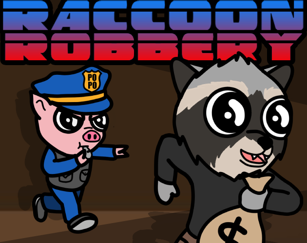 Raccoon Robbery by Arvie K