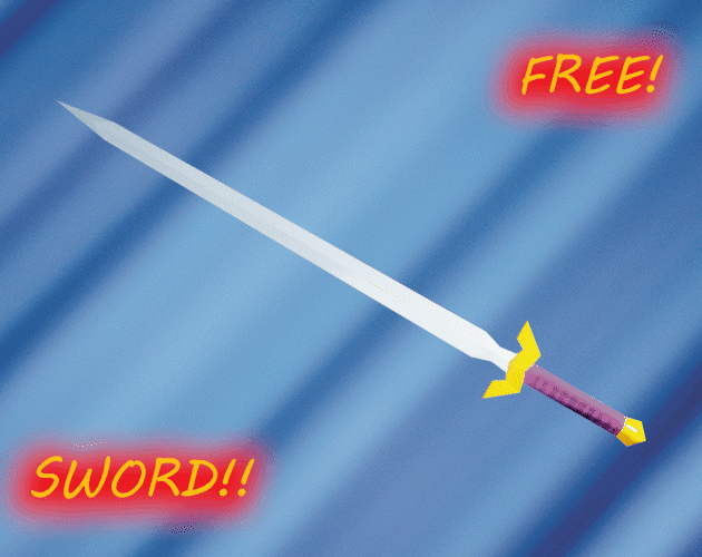 Low-Poly Sword by floating world