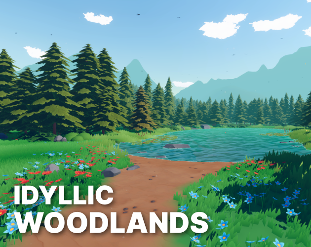 Idyllic Woodlands - Stylized Environment for Unity by Ilumisoft