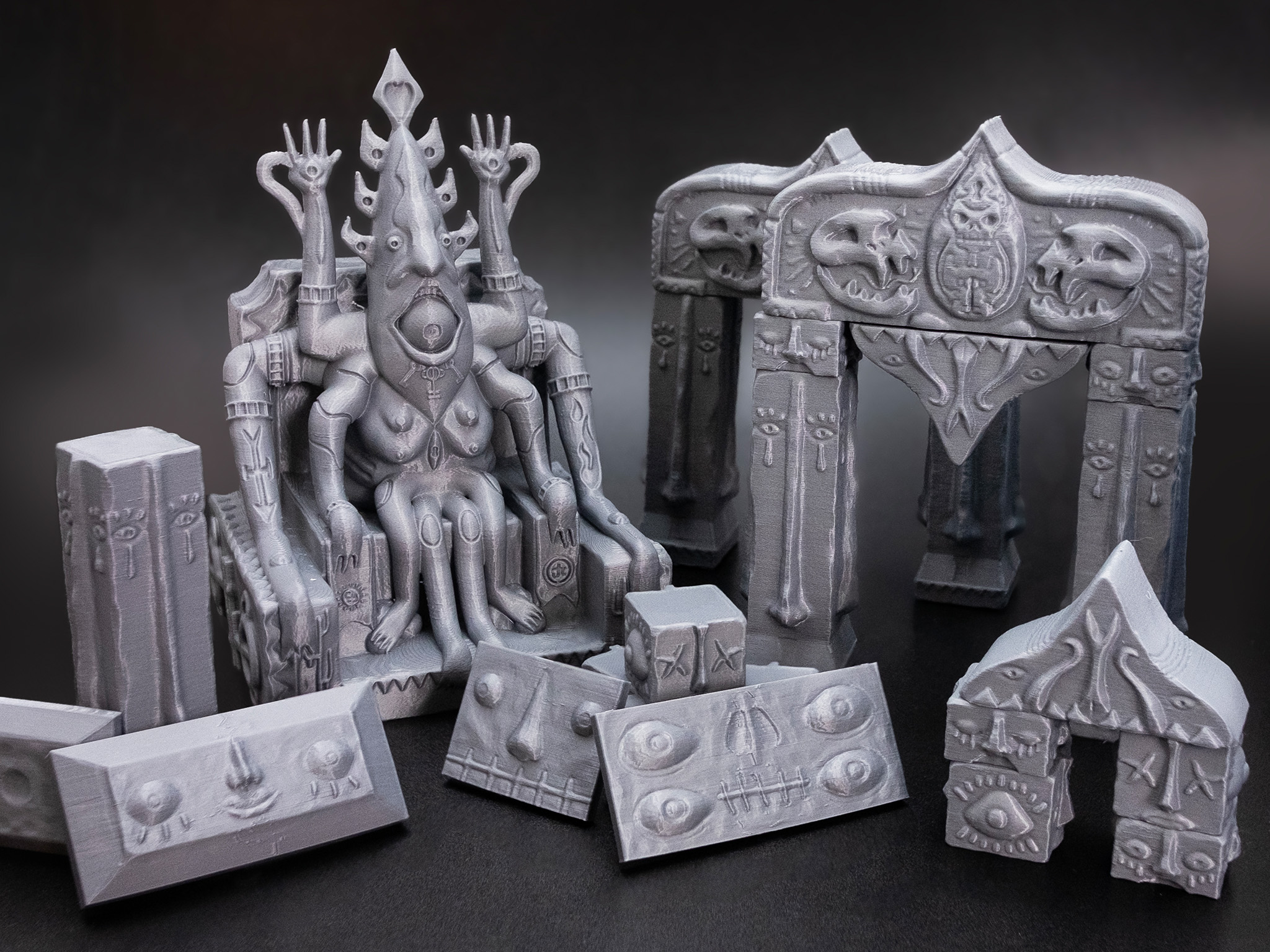 3D Printables: Statue of Terror Set by Miscast