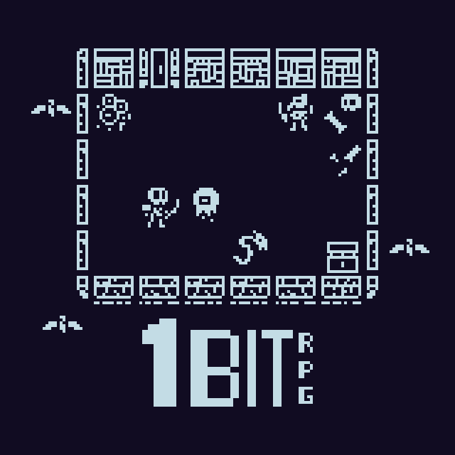 One Bit Dungeon RPG (tilemap) by kViz