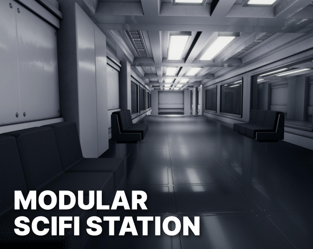 Modular Scifi Station by Ilumisoft